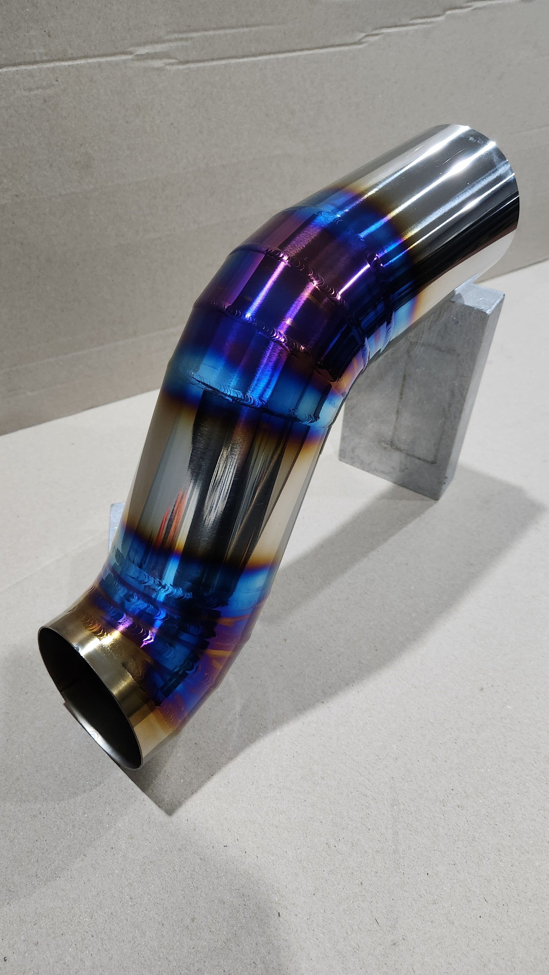 Evo 7-9 Titanium Mafless intake 3.5" – HookerFab Fabrication